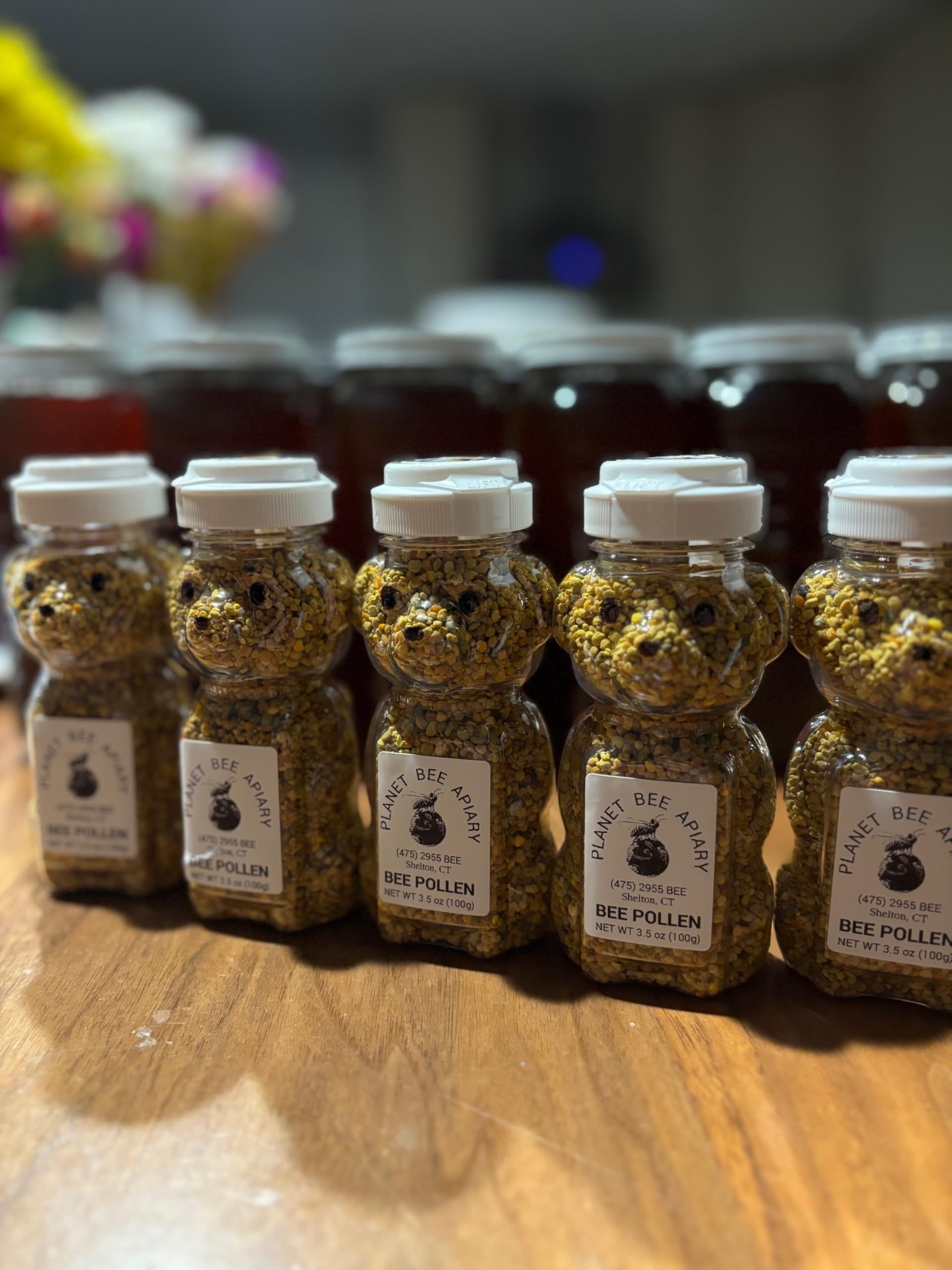 Bee Pollen Granules, 100% Raw, Superfood Packed with Proteins, Vitamins & Minerals. Source of Vitamin B, Amino Acids, & Antioxidants. Keto, Paleo Friendly, Gluten Free.