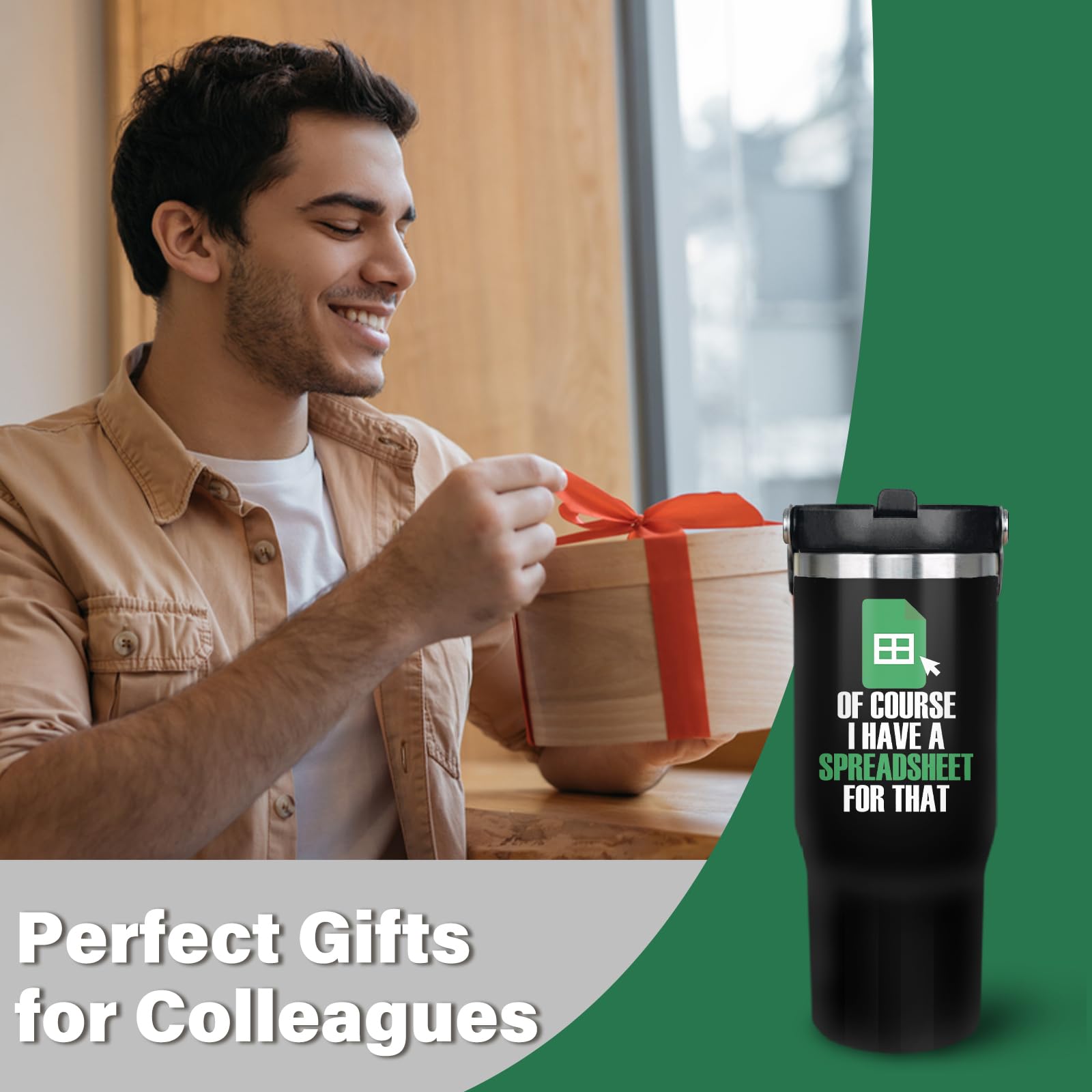 thmasamwr 30oz Excel Tumbler, Spreadsheet Coffee Mug, Relax I Have A Spreadsheet For That Mug for Accountant, CPA, Coworker, Funny Spreadsheet Excel Gifts for Men Women