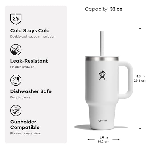 Hydro Flask 32 Oz All Around Travel Tumbler Stainless Steel Violet