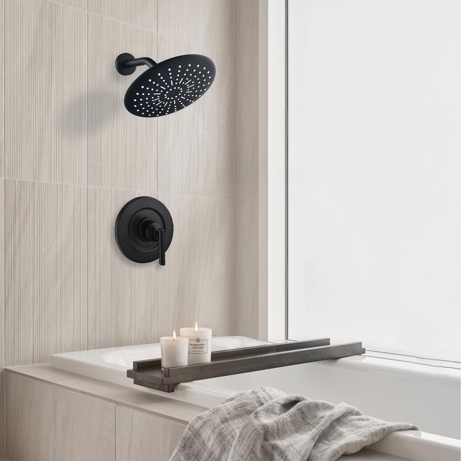 Replacement for Moen T2901BL Gibson Posi-Temp Shower Valve Trim Kit, Matte Black Shower Trim Kit