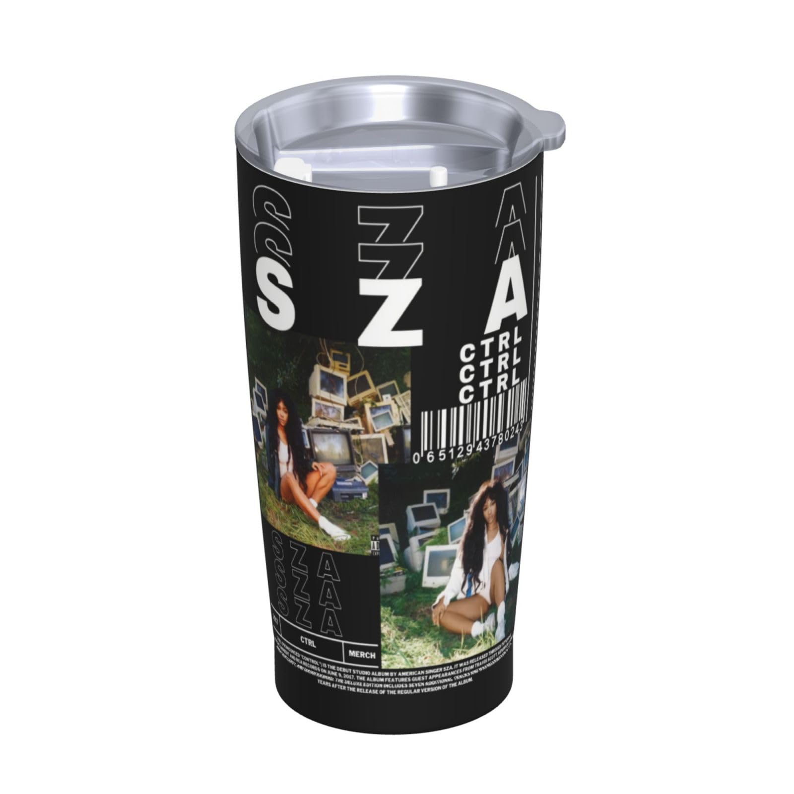 Zyxmconas SZAs Stainless Steel Insulated Tumbler Double Wall Travel Cup With Straw And Lid For Home Office Car 20 oz