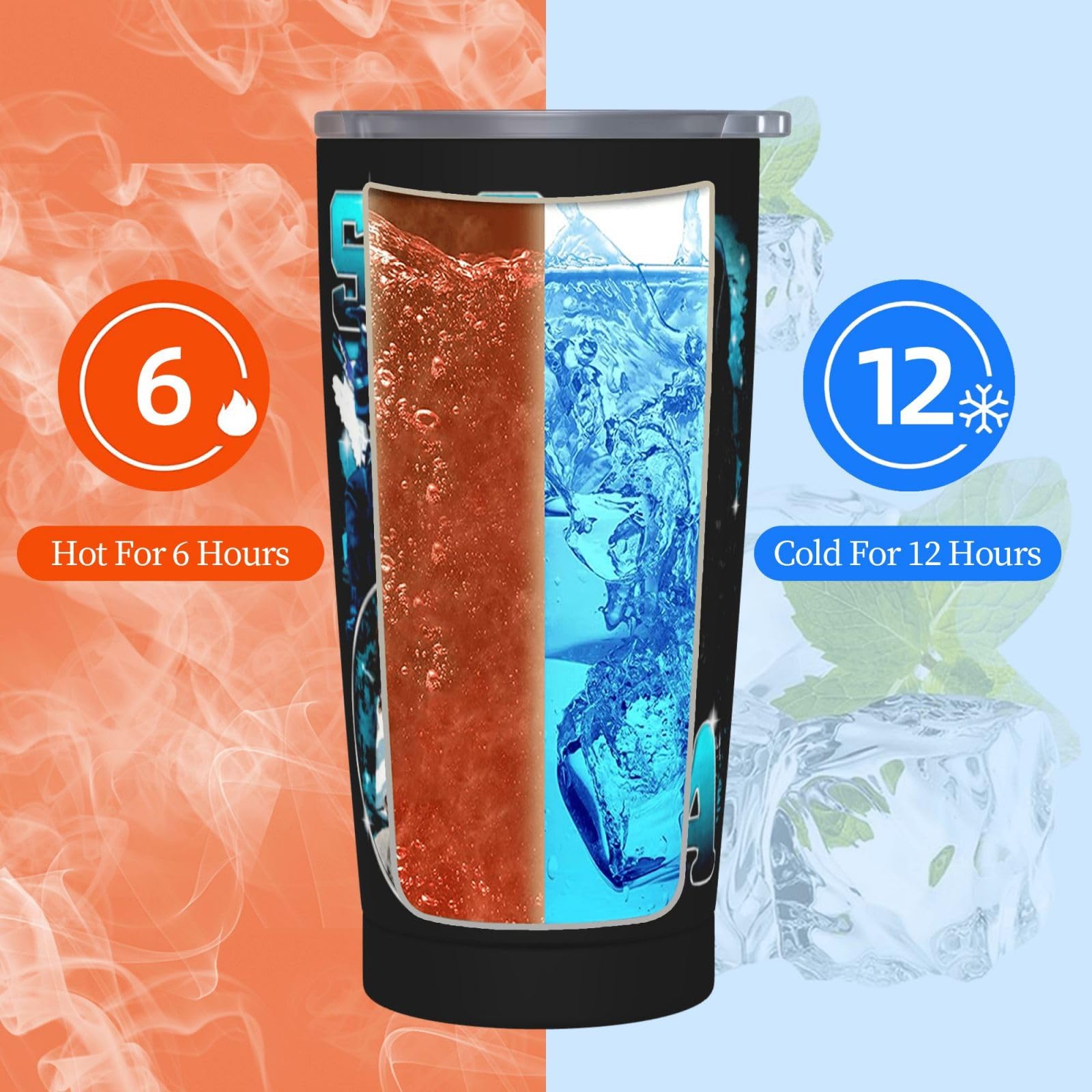 Zyxmconas SZAs Stainless Steel Insulated Tumbler Double Wall Travel Cup With Straw And Lid For Home Office Car 20 oz