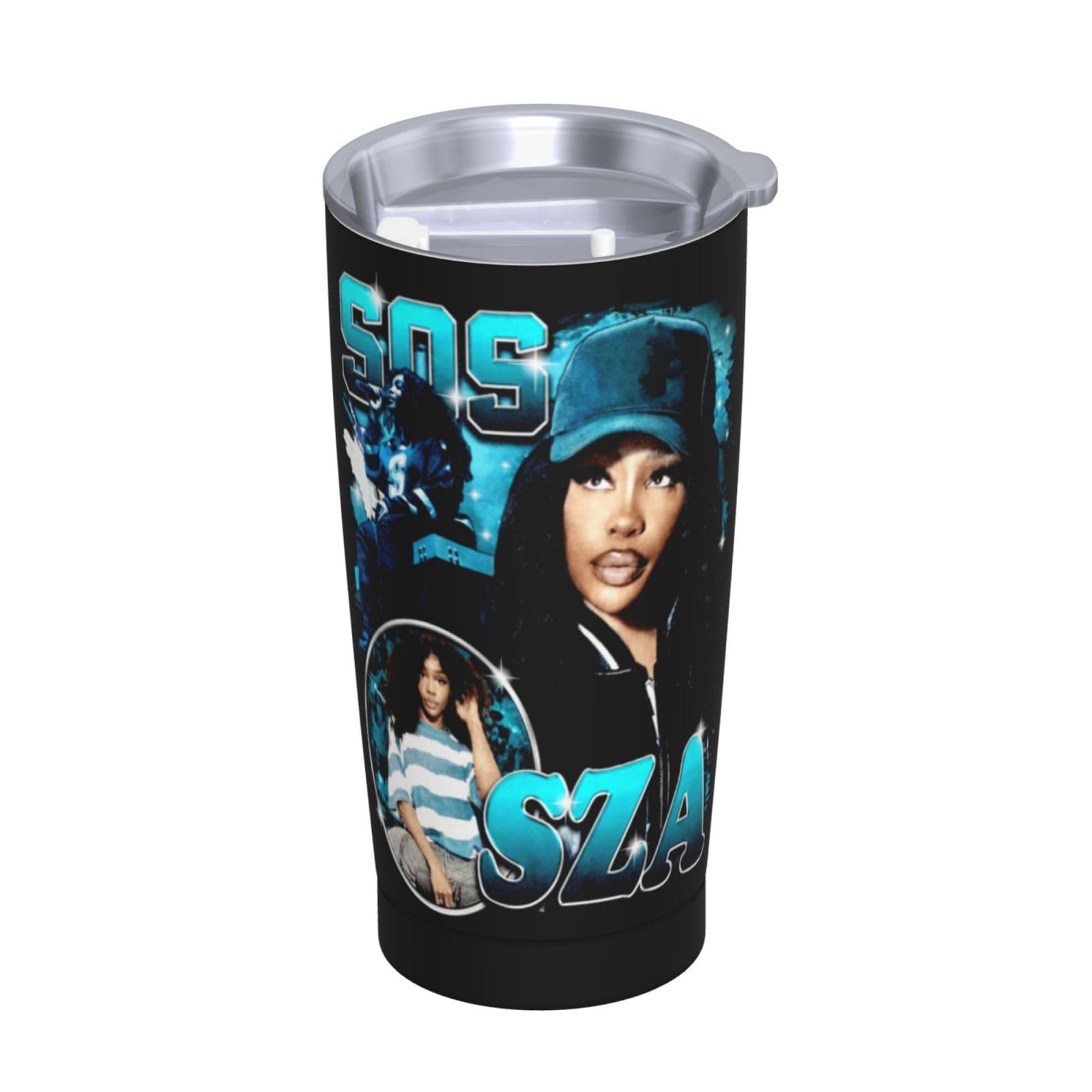 Zyxmconas SZAs Stainless Steel Insulated Tumbler Double Wall Travel Cup With Straw And Lid For Home Office Car 20 oz