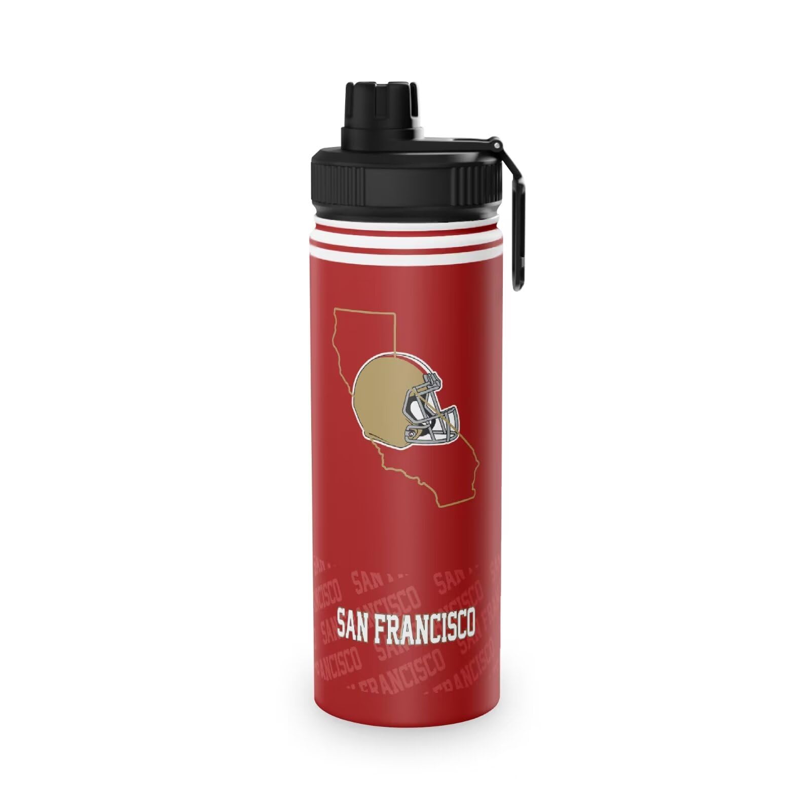 ANTKING San Francisco Tumbler Travel Mug Coffee Cup Custom Name Number for Men Gifts Women Youth