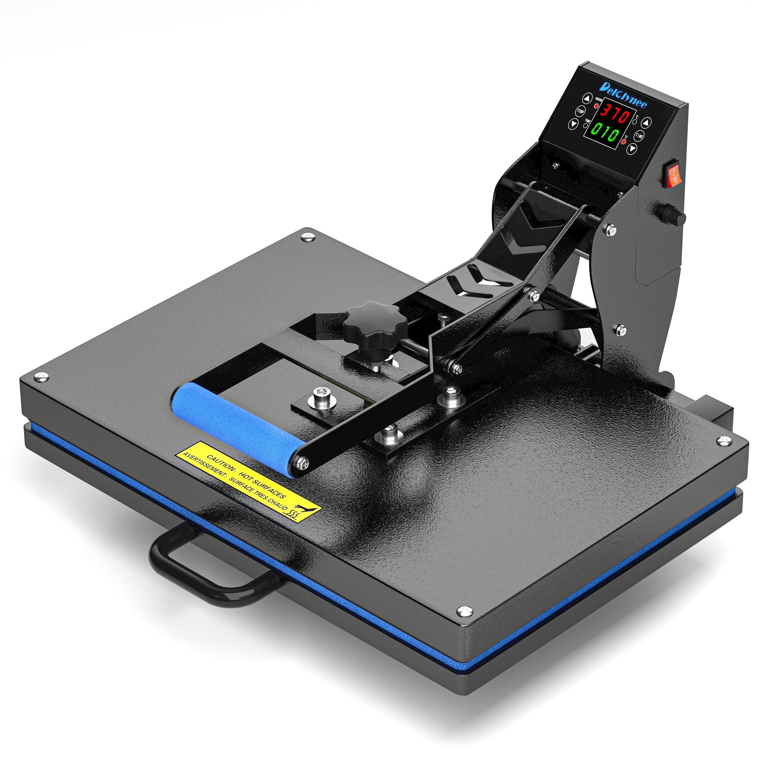 Delclynee 16" x 24" Slide Out Heat Press Machine for T Shirts, Clamshell Pull Out Lower Platen, Industrial-Quality Digital Sublimation Printer for Heat Transfer Vinyl