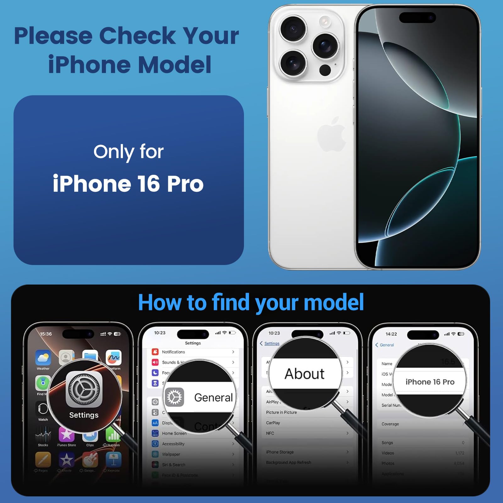 Temdan for iPhone 16 Pro Case Clear, [Compatible with Magsafe][Anti-Yellowing][Military-Grade Protection] Shockproof Slim Magnetic Phone Sleeve Case for iPhone 16 Pro, Transparent