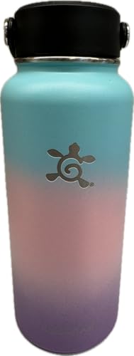 Generic Galapagos Aqua-Flask Sunset 32 oz Tumbler - Less Plastic more LIfe - A Souvenir that will last forever, Large