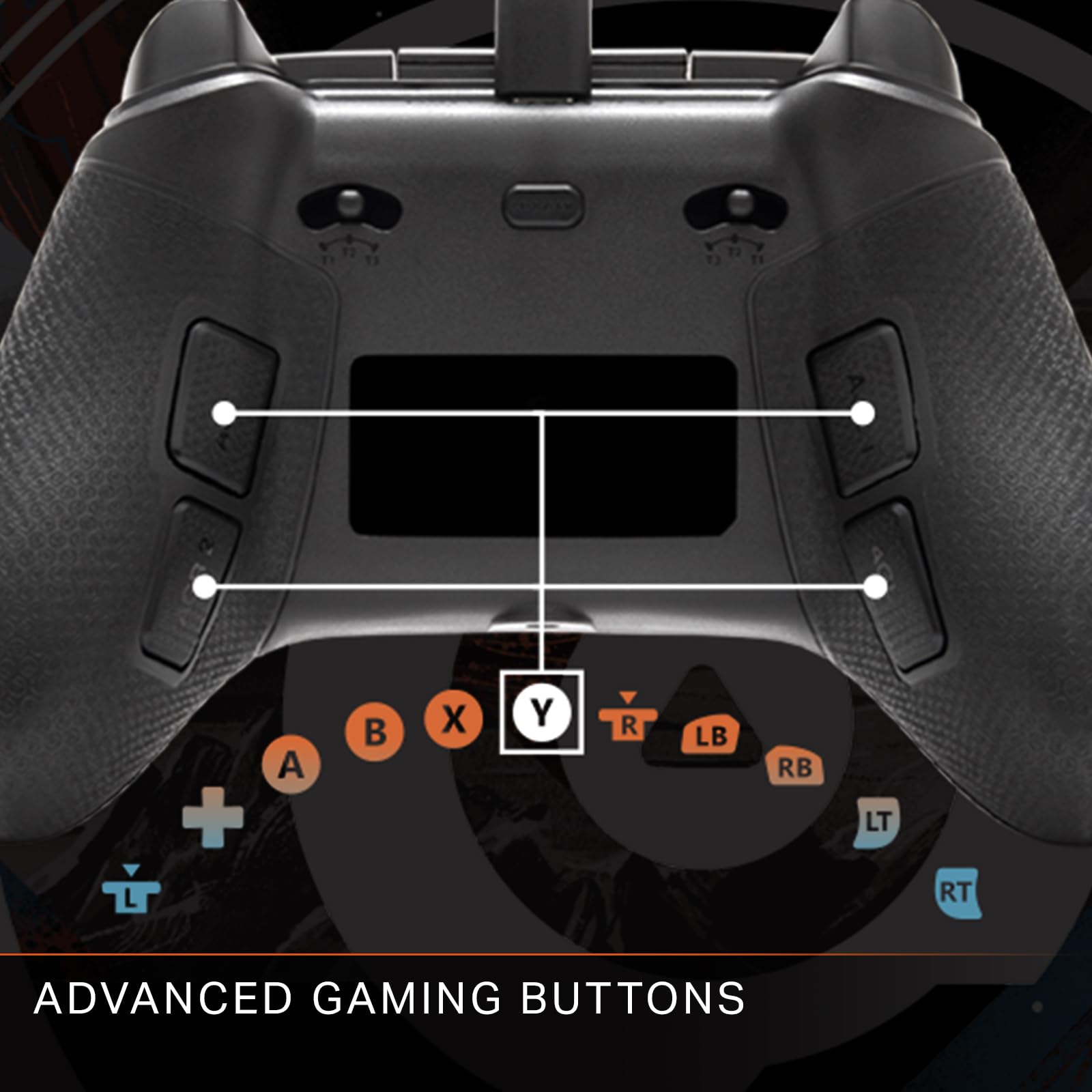 PowerA FUSION Pro 4 Wired Controller for Xbox Series X|S, gamepad, wired video game controller, gaming controller, works with Xbox One and Windows 10/11
