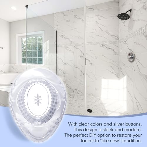 ZephyrJazz Clear Sb-170 Single Handle, for Use with Valley Kitchen, Lavatory and Tub and Shower Faucets, Acrylic, 2-7/8" W x 1-3/4" Base