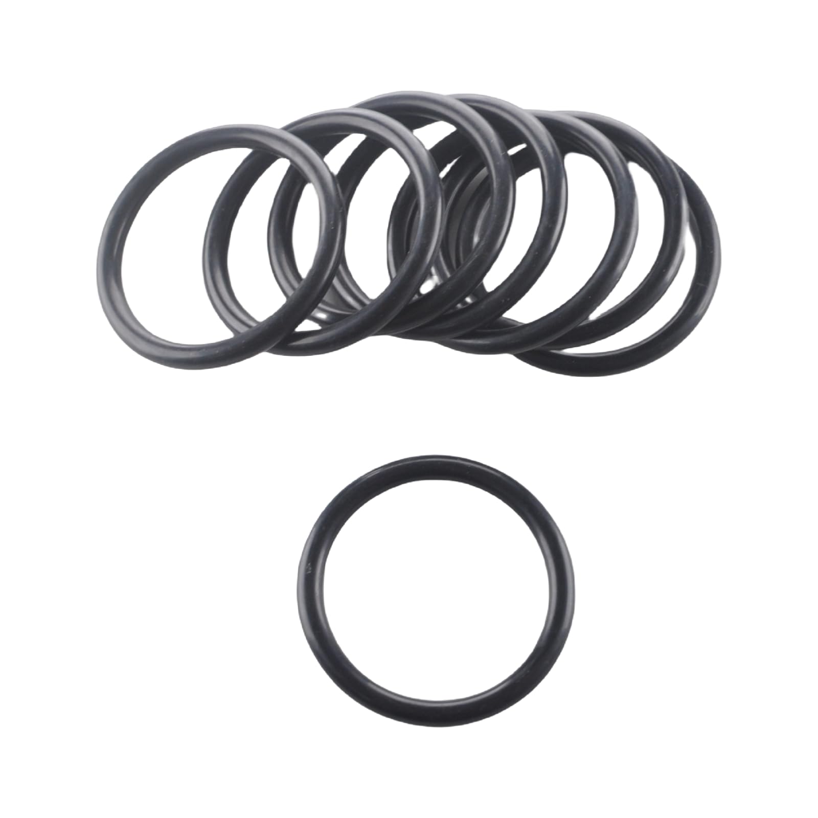 (8 Pack) O-Ring Fits Plunger O-Rings for T&S Brass 010389-45 Plunger Rubber O-Ring for 3-Tier Sink Wastewater Drain Valve Twist Rubber Stopper Oring