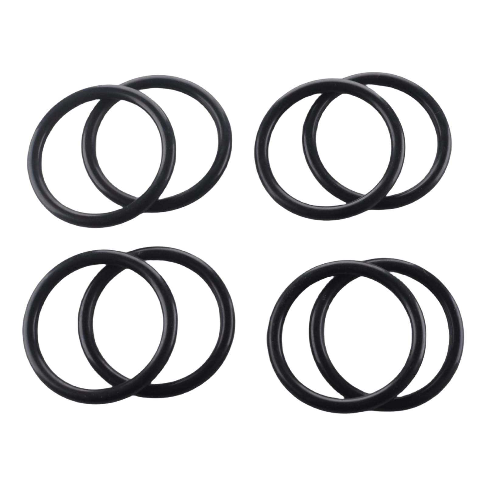 (8 Pack) O-Ring Fits Plunger O-Rings for T&S Brass 010389-45 Plunger Rubber O-Ring for 3-Tier Sink Wastewater Drain Valve Twist Rubber Stopper Oring