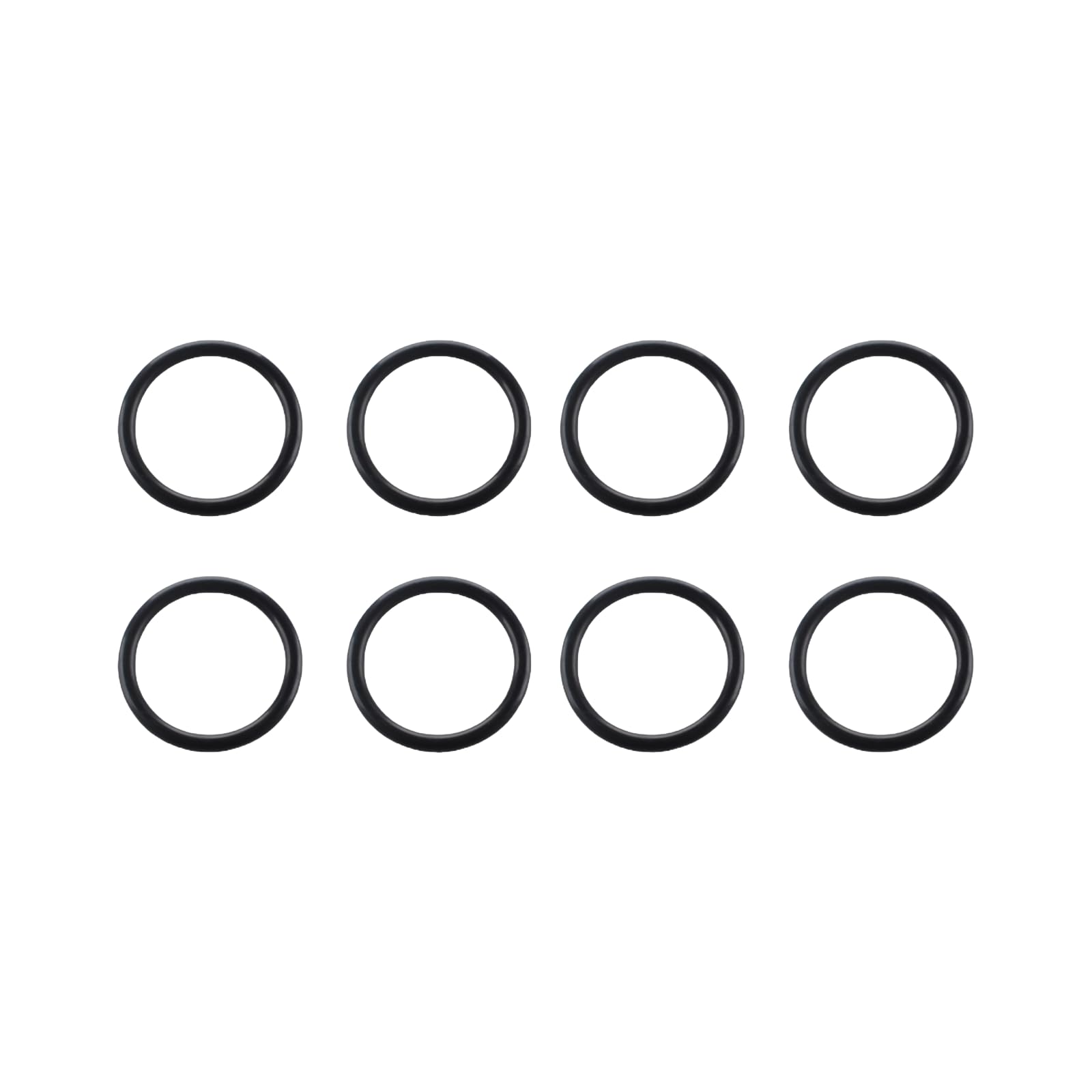 (8 Pack) O-Ring Fits Plunger O-Rings for T&S Brass 010389-45 Plunger Rubber O-Ring for 3-Tier Sink Wastewater Drain Valve Twist Rubber Stopper Oring