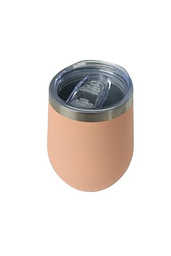 Sip+Sea Antiqua 12 oz Stainless Steel Ceramic Lined Wine Tumbler with Lid | Stemless | Double Wall Vacuum Insulated