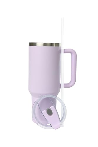 Sip+Sea Cayman 40 oz Stainless Steel Tumbler with Handle, Lid, and Straw | Double Wall Vacuum Insulated