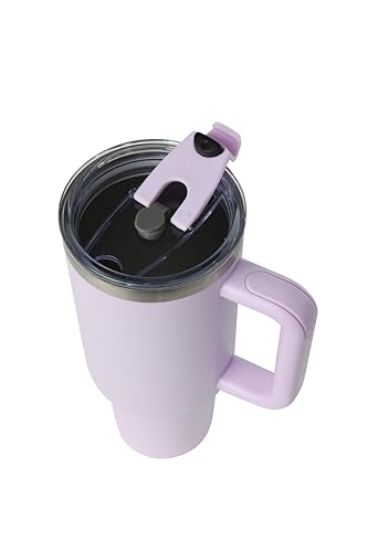 Sip+Sea Cayman 40 oz Stainless Steel Tumbler with Handle, Lid, and Straw | Double Wall Vacuum Insulated