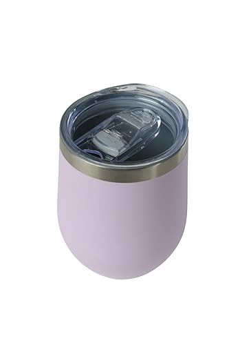 Sip+Sea Antiqua 12 oz Stainless Steel Ceramic Lined Wine Tumbler with Lid | Stemless | Double Wall Vacuum Insulated