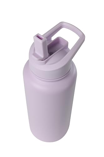Sip+Sea St. Kitts 32 oz Stainless Steel Water Bottle with Straw Lid|Double Wall Vacuum Insulated