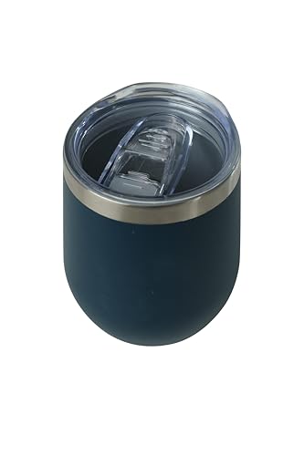 Sip+Sea Antiqua 12 oz Stainless Steel Ceramic Lined Wine Tumbler with Lid | Stemless | Double Wall Vacuum Insulated