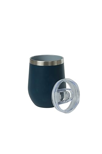 Sip+Sea Antiqua 12 oz Stainless Steel Ceramic Lined Wine Tumbler with Lid | Stemless | Double Wall Vacuum Insulated