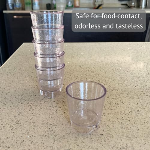 bicé BiceCrystal Drinking Cups, Dishwasher Safe, Unbreakable, Environment-Friendly | 100% Recyclable Drinking Glass | Sustainable Tumbler, Made in Italy, 40cl, Transparent (3cl (1.01 fl oz))