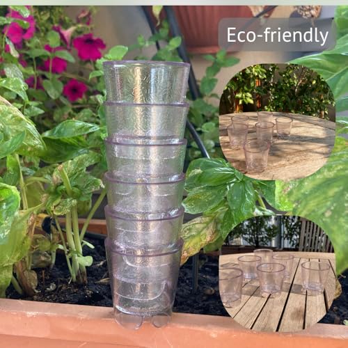 bicé BiceCrystal Drinking Cups, Dishwasher Safe, Unbreakable, Environment-Friendly | 100% Recyclable Drinking Glass | Sustainable Tumbler, Made in Italy, 40cl, Transparent (3cl (1.01 fl oz))