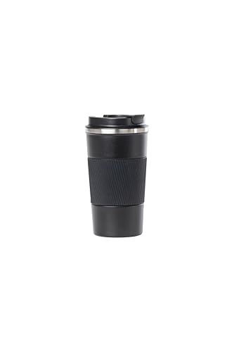 Sip+Sea Dominica 18 oz Stainless Steel Travel Coffee Mug with Flip Lid and Silicone Sleeve | Double Wall Vacuum Insulated