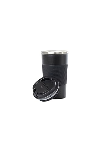 Sip+Sea Dominica 18 oz Stainless Steel Travel Coffee Mug with Flip Lid and Silicone Sleeve | Double Wall Vacuum Insulated