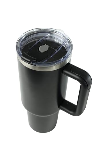 Sip+Sea Cayman 40 oz Stainless Steel Tumbler with Handle, Lid, and Straw | Double Wall Vacuum Insulated