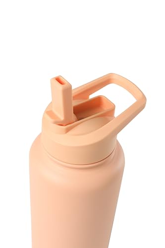 Sip+Sea St. Kitts 32 oz Stainless Steel Water Bottle with Straw Lid|Double Wall Vacuum Insulated