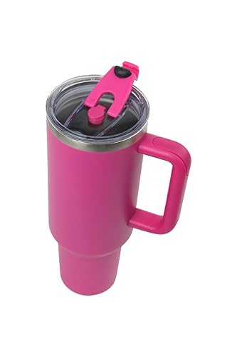 Sip+Sea Cayman 30 oz Stainless Steel Tumbler with Handle, Lid, and Straw | Double Wall Vacuum Insulated