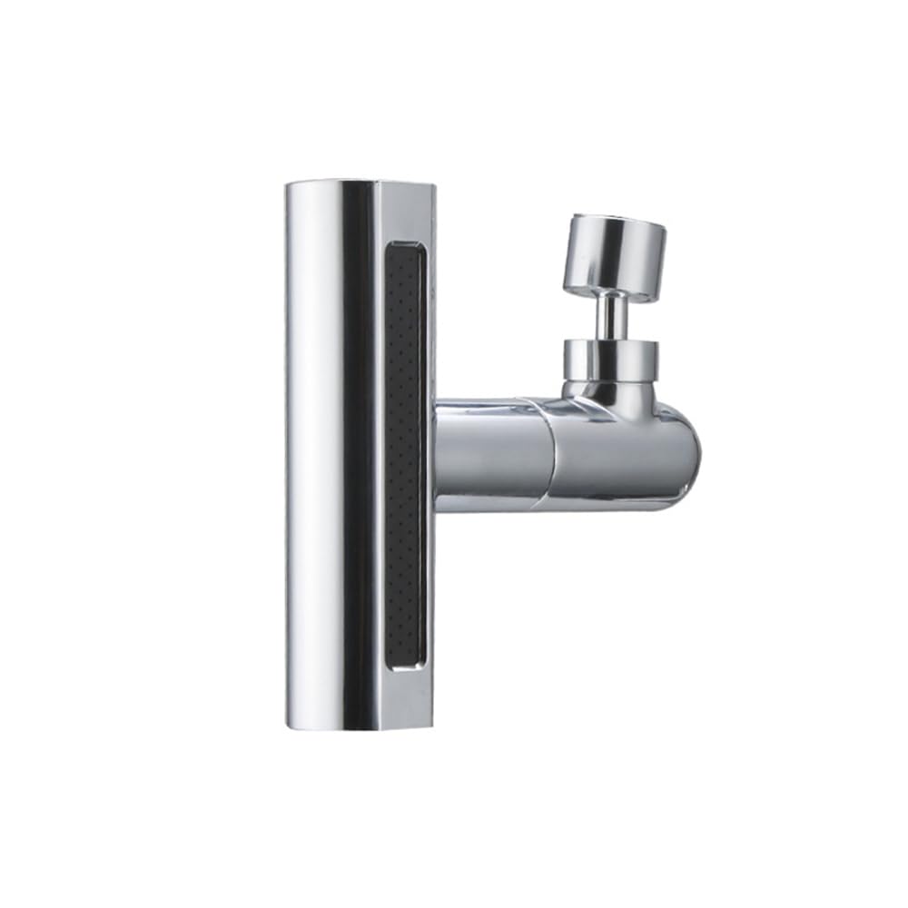 Toega 360°Swivel Faucet Extender, Copper faucet aerator,faucet extender, Kitchen Rotating Extension Filter with 4 Mode Splash