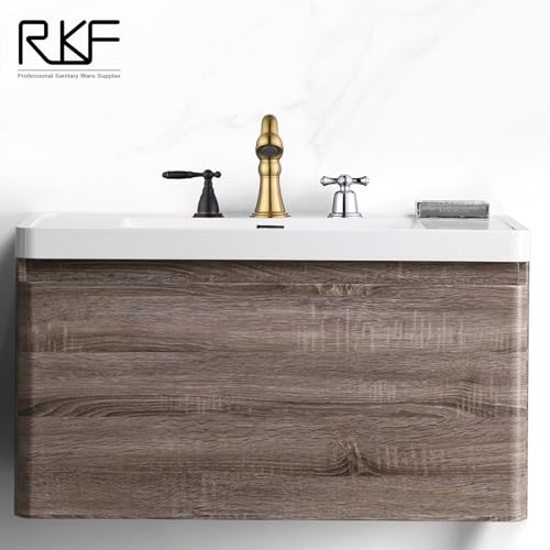 RKF Faucet- Replacement Classic Cross Knobs Handles with Valve Faucet Accessory Faucet Parts Faucet Kit Chrome Polished W033