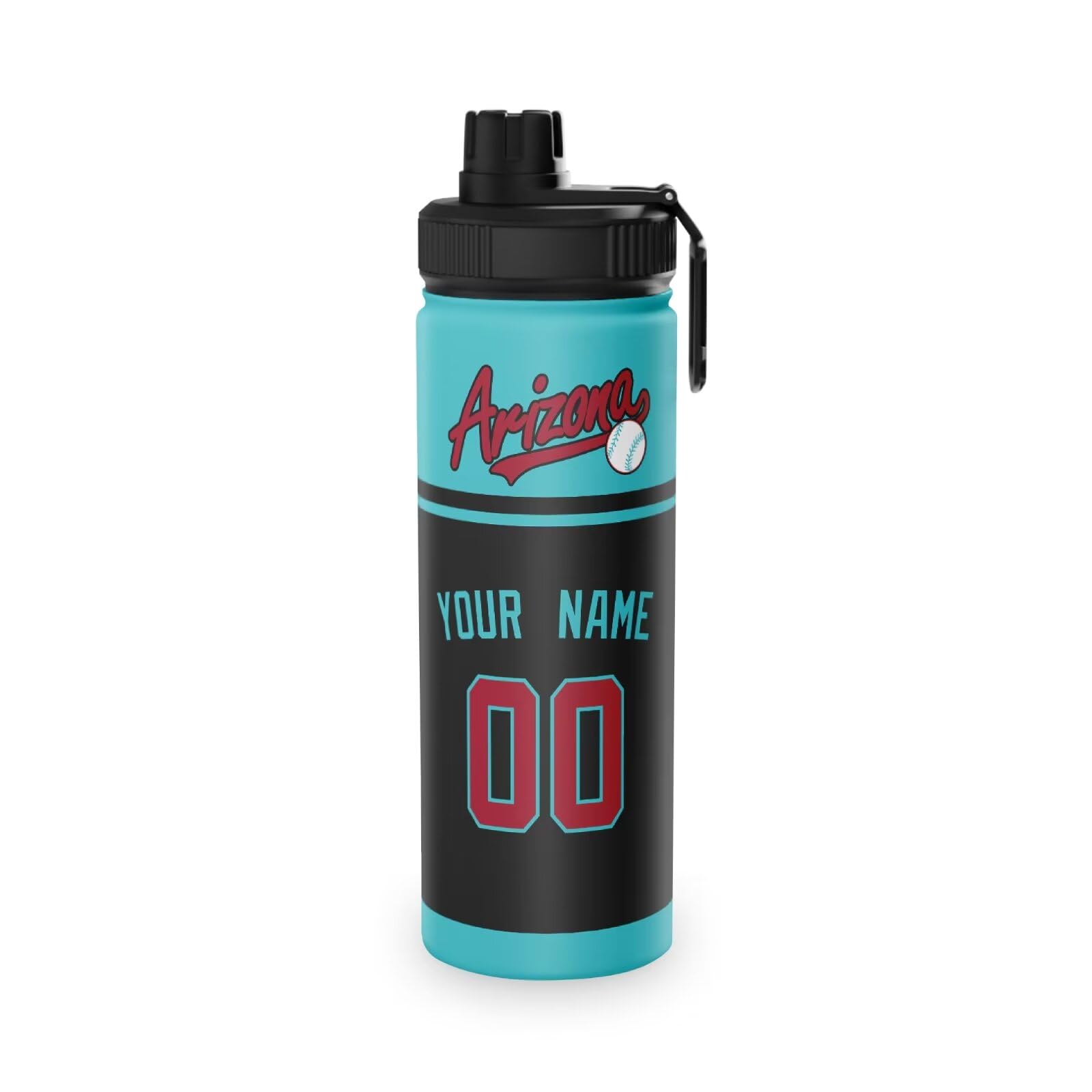 INAOO Arizona Tumbler Coffee Cup 18 oz Custom Name Number for Men Women Youth Gifts