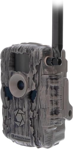 Stealth Cam Fusion MAX Dual Sim 36MP Photo & 1080P HD Video, 0.35 Sec Trigger Speed, App-Controlled Hunting Cellular Trail Camera, AT&T & Verizon, Solar Panel & Microfiber Cleaning Cloth