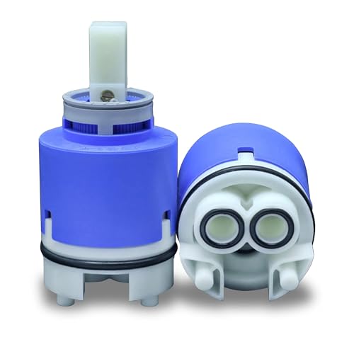 Kerox K35B 35 mm Faucet Cartridge Replacement - Single Lever OEM Faucet Part, Fits American Standard 7038, La Torre & Delta Faucets