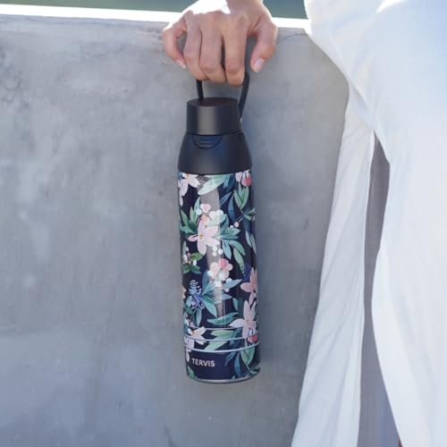 Tervis Venture Water Bottle Disney - Nightmare Before Christmas Midnight Nightmare Triple Walled Insulated Tumbler Travel Cup Keeps Drinks Cold & Hot, 36oz, Stainless Steel
