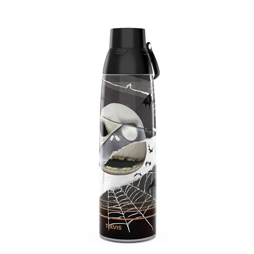 Tervis Venture Water Bottle Disney - Nightmare Before Christmas Midnight Nightmare Triple Walled Insulated Tumbler Travel Cup Keeps Drinks Cold & Hot, 36oz, Stainless Steel