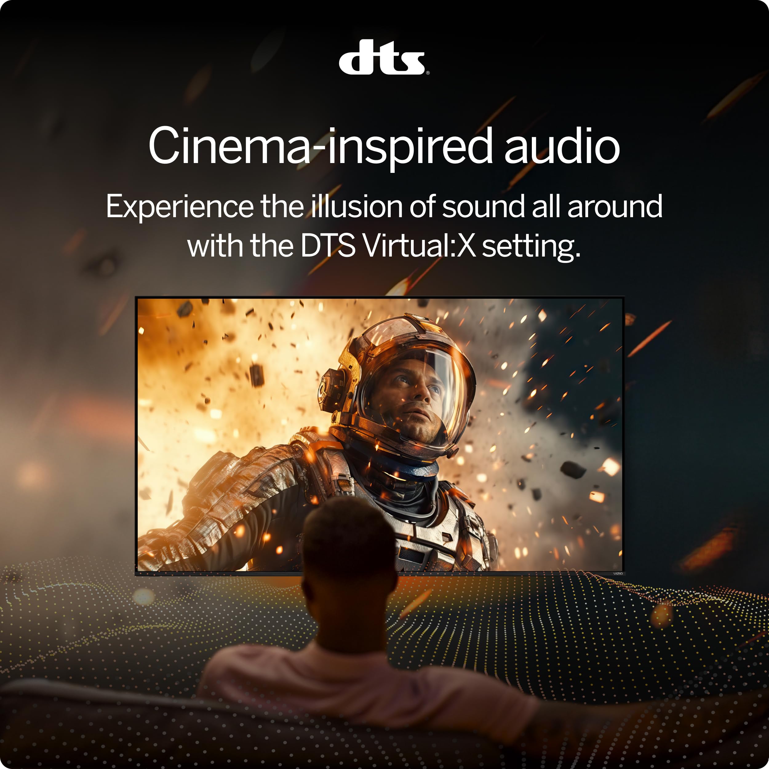 VIZIO 40-inch Full HD 1080p Smart TV with DTS Virtual: X, Alexa Compatibility, Chromecast Built-in, Bluetooth Headphone Capable, (VFD40M-08 New) (Renewed)