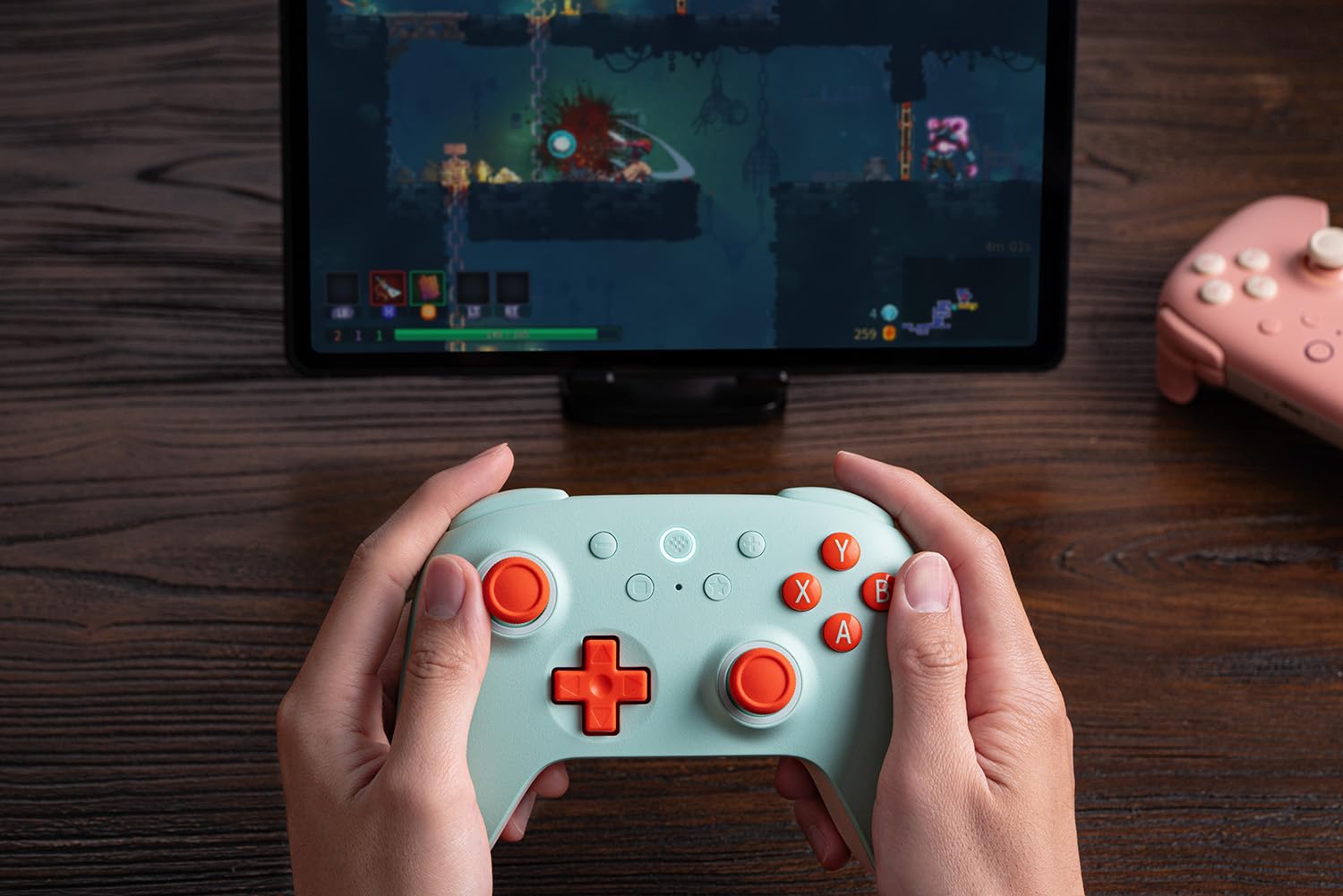 8BitDo Ultimate 2C Wireless Controller for Windows PC and Android, with 1000 Hz Polling Rate, Hall Effect Joysticks and Triggers, and Remappable L4/R4 Bumpers (Mint)
