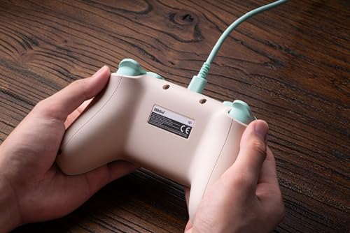 8Bitdo Ultimate 2C Wired Controller for Windows PC and Android, with 1000Hz Polling Rate, Hall Effect Joysticks and Hall Triggers, and Remappable L4/R4 Bumpers (Mint)