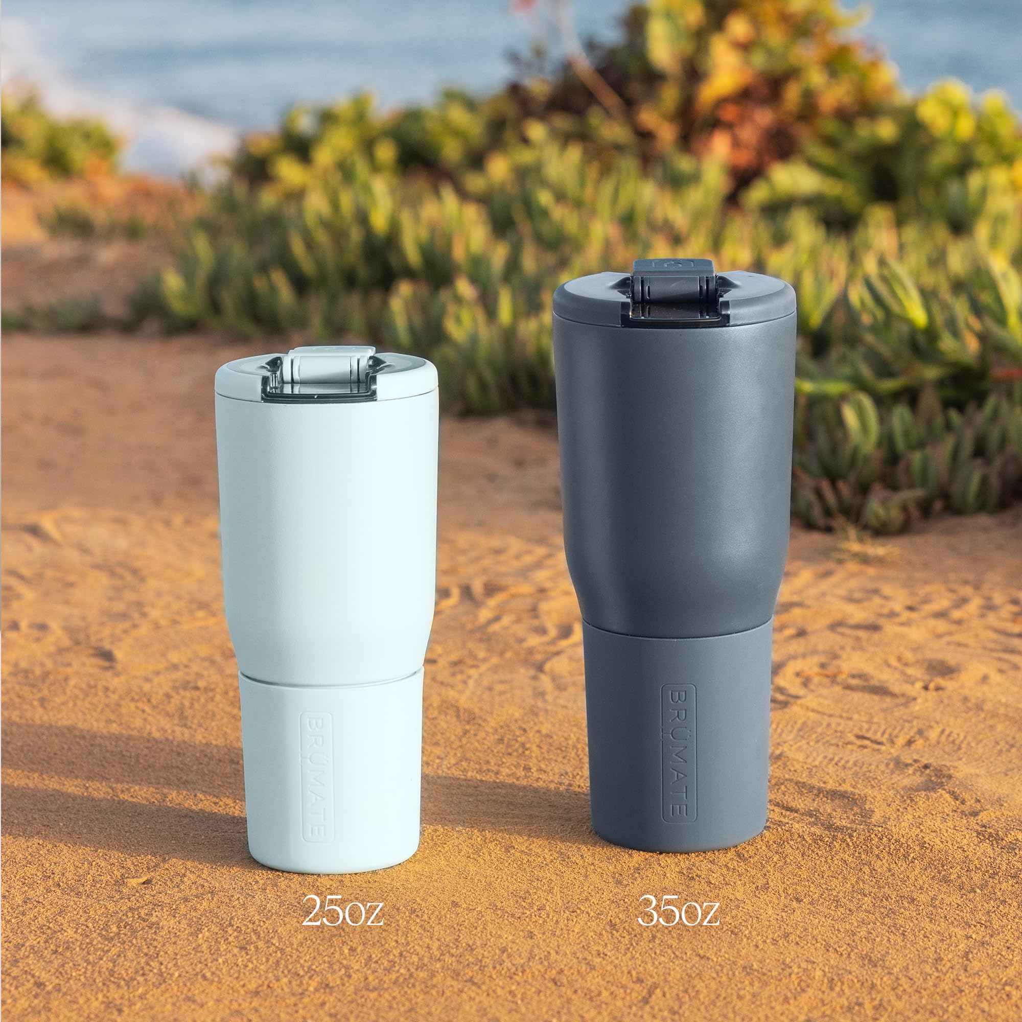 BrüMate Nav 25oz 100% Leak Proof Insulated Travel Tumbler with Magnetic BevLock™ Lid - Double Wall Cup-Holder Friendly Stainless Steel Mug (Eclipse)