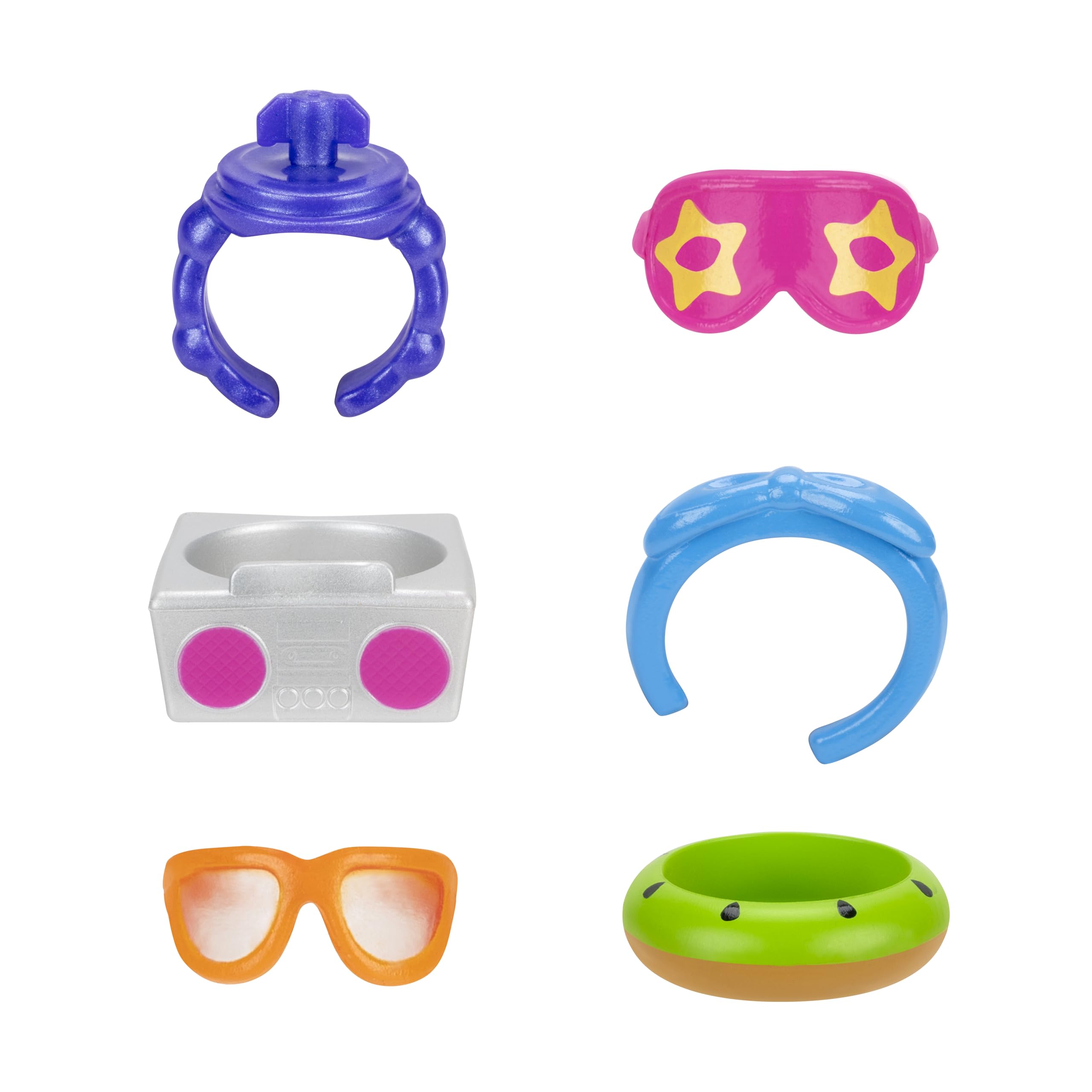 Squish-a-longs by Squishmallows 25 Pack - Series 2 - (25) 1” Mini-Squish, 5 Accessories, 1 Ring, & 1 Collector’s Guide - 2 Chase Figures - Collect, Trade, & Play