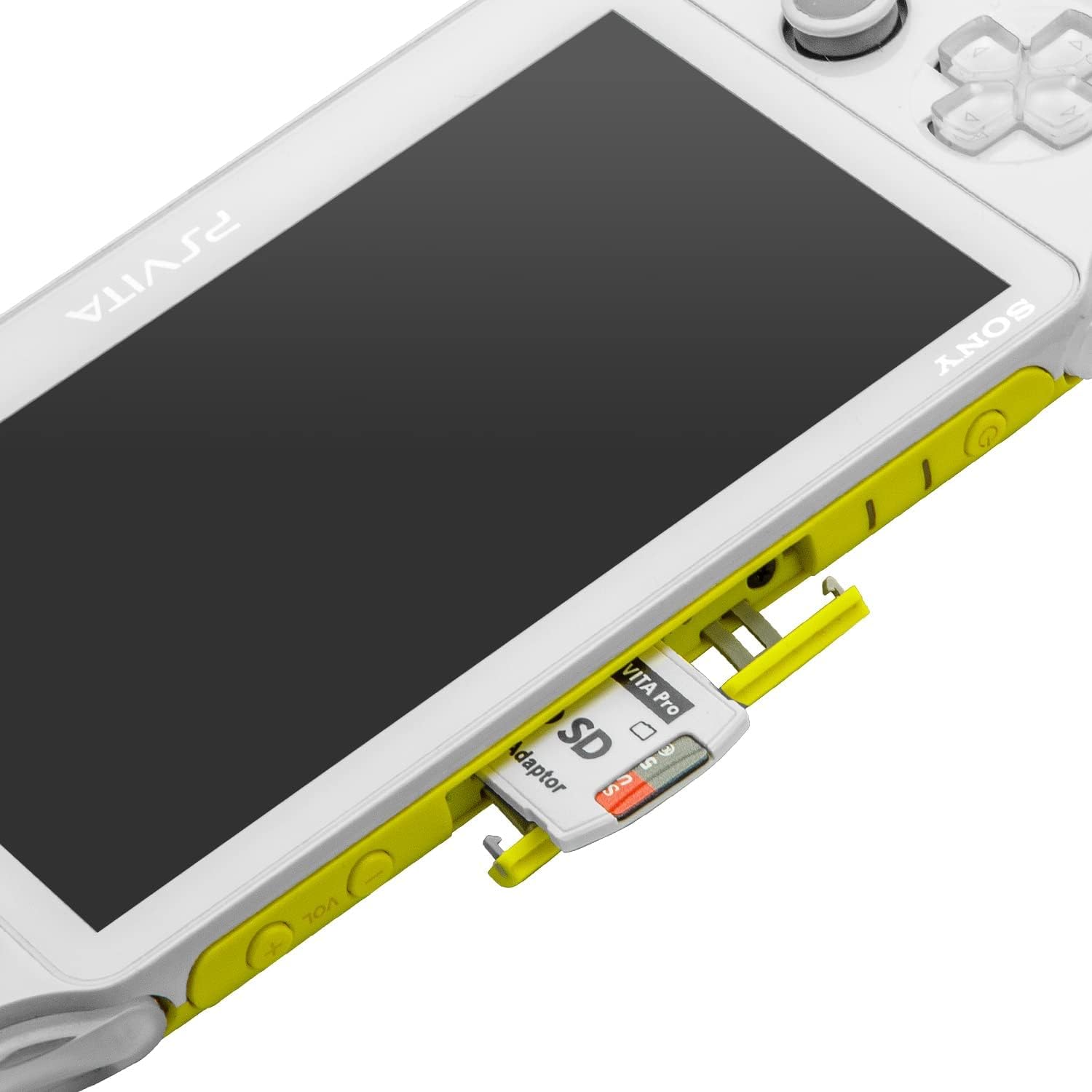 Gamer Gear SD2Vita 6.0 Memory Card Adapter, PS Vita PSVSD Micro SD Adapter PSV 1000/2000 PSTV FW 3.65 HENkaku Enso System, White, 001494
