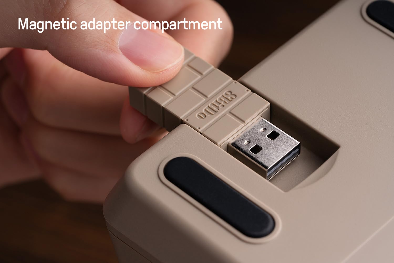 8Bitdo 18 Key Retro Mechanical Numpad, Supports PC & Standard Calculator Mode, Hot-swappable, PC Calculator Shortcut Button, Bluetooth/2.4G/Wired for Windows and Android - C64 Edition