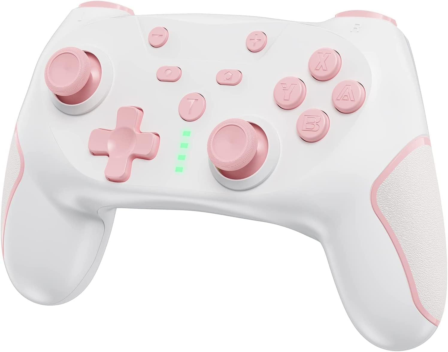 Matbip Wireless Pro Controller for Switch/Switch Lite/Switch OLED, wireless controller for switch with 2 back buttons, 3-level TURBO adjustable (Pink)