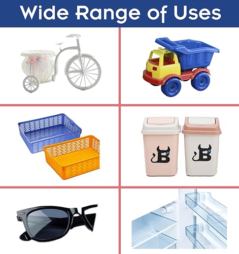 LOOCTOT 30g Plastic Glue,Adhesive for Legos&Miniatures,3D Printing,Toy Car,ABS,PVC;Super Instant Glue Bonding Between Plastics, Waterproof Clear
