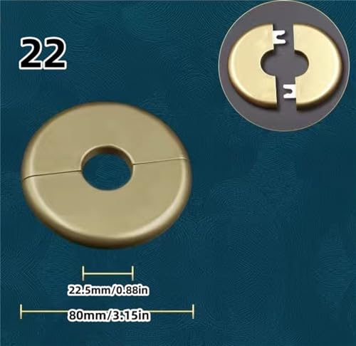 ABS Wall Split Flange Self-Adhesive Tape Round Escutcheon Plate Cover for Water Pipe Faucet Decoration Accessories faucet pipe flange pipe cover (22)