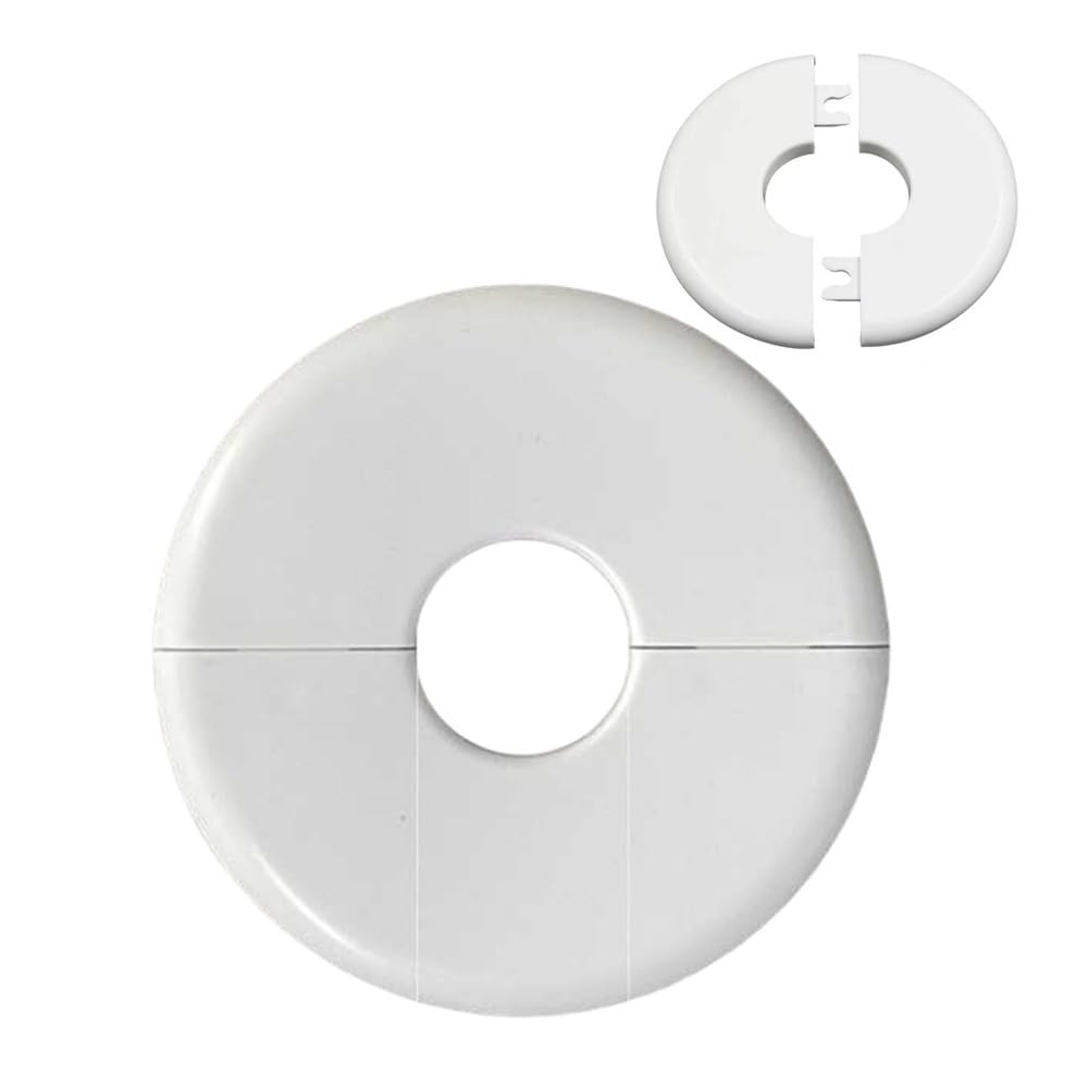 ABS Wall Split Flange Self-Adhesive Tape Round Escutcheon Plate Cover for Water Pipe Faucet Decoration Accessories faucet pipe flange pipe cover (33)