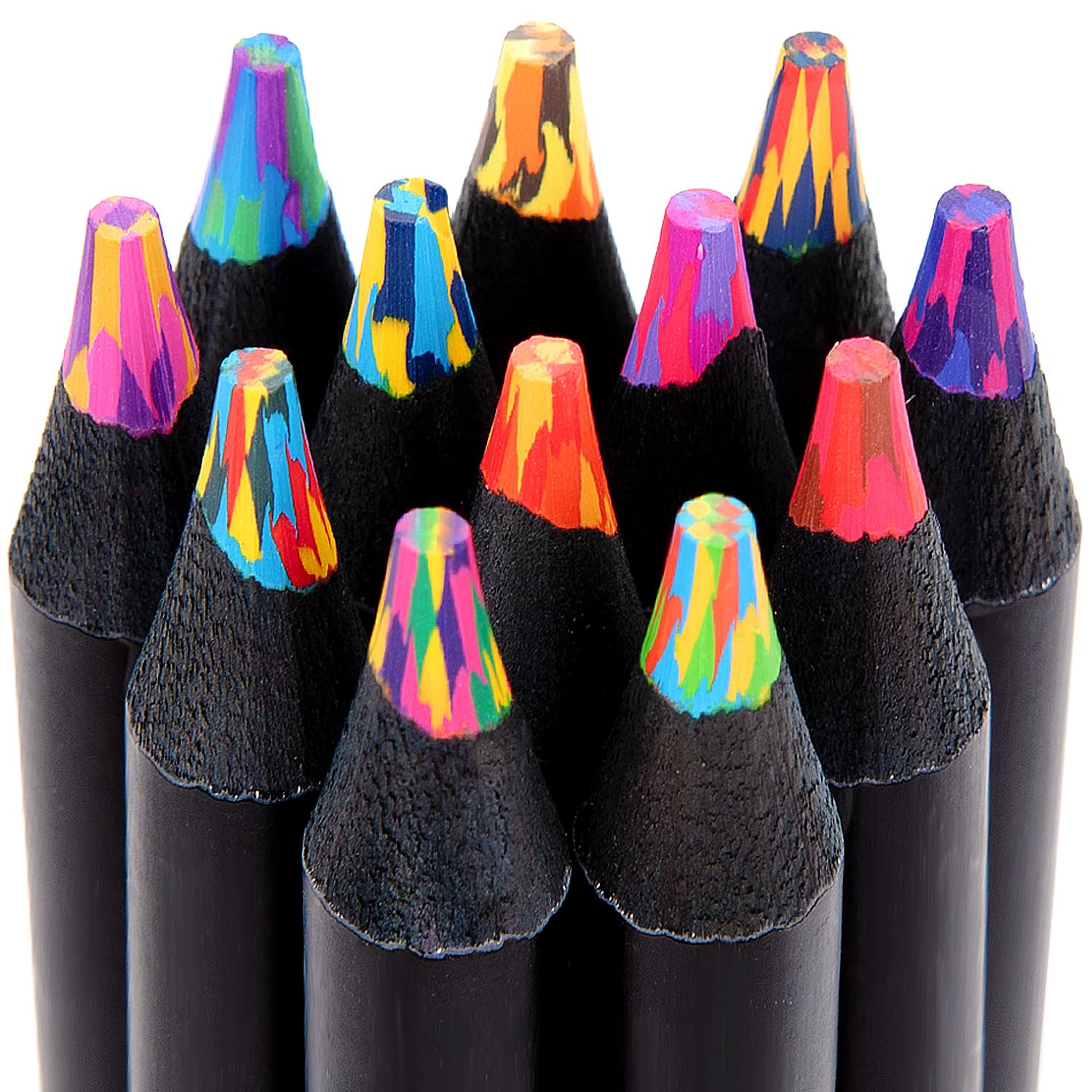 Yangmei Easter Basket Essentials, 12 Rainbow Pencils, Easter Basket Stuffers for Teens, Gifts for Teens Girl Stuff, Art Supplies for Kids 9-12, Gifts for 5-12 Year Old Girl, Arts and Crafts for Kids