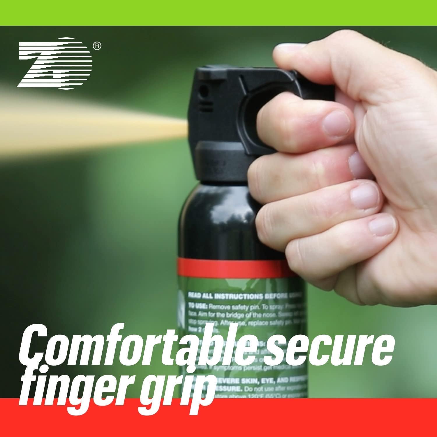 VEXOR® Outdoorsman 9.2 oz. Pepper Spray 25-Foot Range for Ultimate Protection from Zarc™, 2-Pack